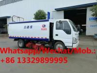 China HOT SALE! ISUZU 100P 4*2 LHD 98hp diesel road sweeper truck, customized Japan brand ISUZU Euro 4 street sweeeping truck for sale
