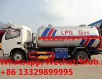China HOT SALE! customized best price CLW brand 5500Liters propane gas delivery truck, CLW brand lpg gas tanker truck for sale for sale