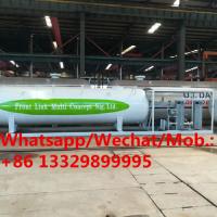 China 2021s new customized 20cbm skid lpg gas filling station with double filling scales for sale, skid lpg tanker with scales for sale