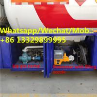 China Customized SINO TRUK HOWO 4*2 LHD 10m3 LPG Gas filling Truck with flow-meter for AA RANO from Nigeria, for sale