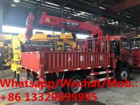 China new brand dayun 2tons mini cargo truck with crane for sale, high quality and best price telescopi crane boom on truck for sale
