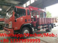China customized cheapest price dayun new 5tons telescopic crane boom mounted on truck for sale, HOT SALE! truck with crane for sale