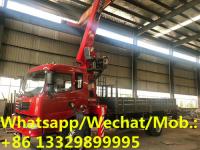 China HOT SALE!  NEW dongfeng yuhu 180hp diesel 8tons telescopic crane boom mounted on truck, 8tons cargo truck with crane for sale