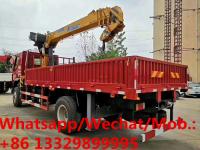 China Liuqi 4*2 LHD 200hp 10tons telescopic crane boom mounted on truck for sale, HOT SALE! 10T XCMG telesopic boom on truck for sale