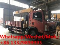 China HOT SALE! cheapest price dongfeng yuhu 140hp diesel Euro 5 5tons telescopic crane mounted on truck, truck with crane for sale