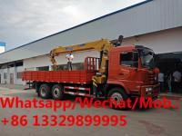 China HOT SALE! Dayun 6*4 10Tons-12tons telescopic crane boom mounted on truck for sale, cheaper 10-12T cargo truck with crane for sale
