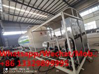 China HOT SALE! Customized CLW 10tons skid lpg gas station with 2 lpg gas dispensers, skid lpg gas tanker with lpg dispensers for sale