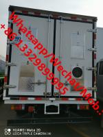 China NEW manufactured ISUZU 6 Wheels 190hp diesel 25,000-30,000 day old chicks truck for sale, baby poultry van truck for sale