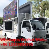 China HOT SALE!  high quality and competitive price ISUZU P6 mobile LED advertising truck, ISUZU LED screen car for sale for sale
