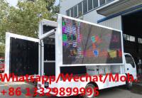 China HOT SALE!  high quality and competitive price ISUZU P6 mobile LED advertising truck, ISUZU LED screen car for sale for sale