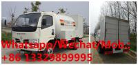 China dongfeng 2tons mobile cooking gas filling truck 5500l for Nigeria,lpg gas refilling truck for domestic gas cylinders for sale