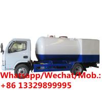 China New dongfeng 5000L propane delivery 5cbm lpg filling mini mobile gas refueling truck for domestic gas cylinders for sale for sale