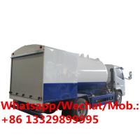 China New dongfeng 5000L propane delivery 5cbm lpg filling mini mobile gas refueling truck for domestic gas cylinders for sale for sale