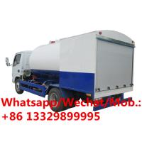 China New dongfeng 5000L propane delivery 5cbm lpg filling mini mobile gas refueling truck for domestic gas cylinders for sale for sale