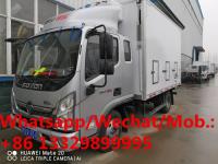 China HOT SALE! FOTON 110hp diesel 4.08m length 15000-20000 day old chicks transported truck, live baby poultry ducks vehicle for sale