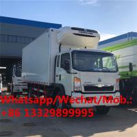 China Customized SINO TRUK HOWO 10T refrigerated van truck for sale, best price HOWO reefer van truck for sale for sale