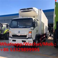China Customized SINO TRUK HOWO 10T refrigerated van truck for sale, best price HOWO reefer van truck for sale for sale