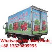 China Cheap price sinotruk howo -5 degree refrigeration unit cooling car with 3ton vegetables transport refrigerated vehicle for sale