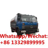 China 15m3 propane tanker liquified petroleum bobtail gas dongfeng lpg truck bobtail to fill cars, lpg ags refilling truck for sale