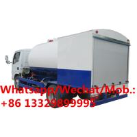 China 2020s new mobile propane gas dispensing truck for gas cylinders for sale, lpg gas refilling vehicle for sale for sale
