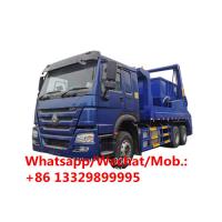 China HOT SALE! SINO TRUK HOWO 10CBM skid loader garbage truck for sale, best price swing arm garbage vehicle for sale for sale