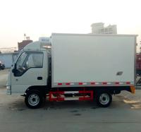 China Factory direct sale JAC LHD mini gasoline Frozen Food Transport Van Truck, refrigerated minivan vehicle for sale for sale