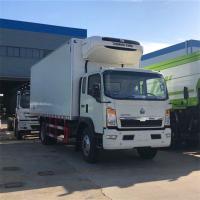 China SINO TRUK HOWO 10 Tons Cooling Van Truck Light Duty Refrigerator Trucks for sale, HOWO frozen food transported van truck for sale