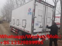 China factory sale best price LHD diesel day old chick transported truck, baby chick/duck van box truck for Nigeria for sale