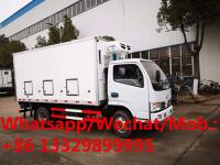 China factory sale best price LHD diesel day old chick transported truck, baby chick/duck van box truck for Nigeria for sale