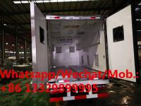 China factory sale best price LHD diesel day old chick transported truck, baby chick/duck van box truck for Nigeria for sale