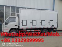 China Cheaper price Brand new JMC 15000-20000 day old chicks transported truck for sale, young baby ducks,chick van box truck for sale