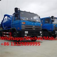 China cheaper price customized CLW 190hp diesel 12cbm vacuum tanker truck for sale, HOT SALE! better sewage suctiion truck for sale