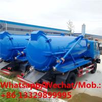 China cheaper price customized CLW 190hp diesel 12cbm vacuum tanker truck for sale, HOT SALE! better sewage suctiion truck for sale