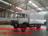 China factory sale Euro3 diesel 6 wheel cheapest dongfeng cargo trucks 10 ton to 12t, best price van cargo truck for sale for sale