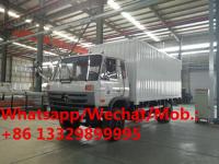 China factory sale Euro3 diesel 6 wheel cheapest dongfeng cargo trucks 10 ton to 12t, best price van cargo truck for sale for sale