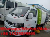China new best price dongfeng mini gasoline engine road sweeping vehicle for sale,whole sale street sweeping vehicle for sale for sale