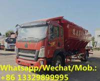 China customized SINO TRUK HOWO 10T-12T poultry feed pellet transported vehicle for sale, cheaper 22-24cbm animal feed truck for sale
