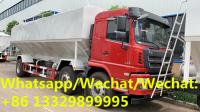 China SHACMAN brand 245hp 30cbm 15tons farm-oriented livestock poultry feed transported truck for sale, bulk feed truck for sale