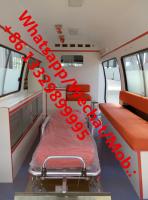 China high quality jinbei ambulance car vehicle for sale, cheaper price hospital first aid ambulance vehicle for sale for sale