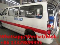 China high quality jinbei ambulance car vehicle for sale, cheaper price hospital first aid ambulance vehicle for sale for sale