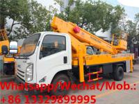 China new JMC brand diesel 20m telescopic aerial working platform truck for sale, cheaper hydraulic overhead working truck for sale