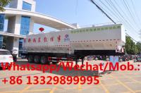 China customized factory sale best price 55cbm bulk feed container semitrailer for sale, farm feed pellet trailer for sale for sale