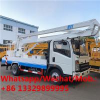 China best price High Altitude Operation Truck/ Aerial work vehicles, HOT SALE! HOWO hydraulic bucket truck for sale, for sale