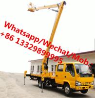 China HOT SALE! ISUZU 10-14m hydraulic overhead working platform truck for sale, Best price high altitude operation truck for sale