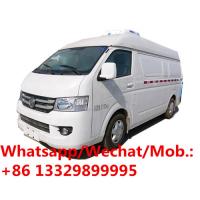 China mini gasoline foton view van refrigerator car/refrigerated van car/enclosed van refrigerator car for sale 1-2tons for sale