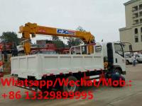 China High quality and best price SINO TRUK 3.5TONS cargo truck with crane for sale, cheaper price mobile truck with crane for sale