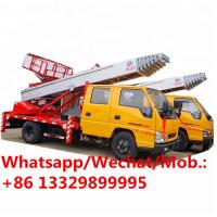 China customized 28m aerial working ladder vehicle for sale, Best price JMC brand new 28m moving-house aerial ladder truck for sale