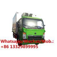 China Cheaper price brand new HOWO diesel refrigerated van truck for sale, HOT SALE! higher quality HOWO cold van truck for sale