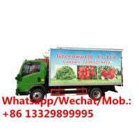 China Cheaper price brand new HOWO diesel refrigerated van truck for sale, HOT SALE! higher quality HOWO cold van truck for sale