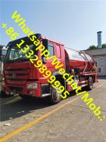 China Customized CLW brand HOWO RHD 8CBM vacuum suction truck for sale, good price HOWO sewage suction truck for sale for sale